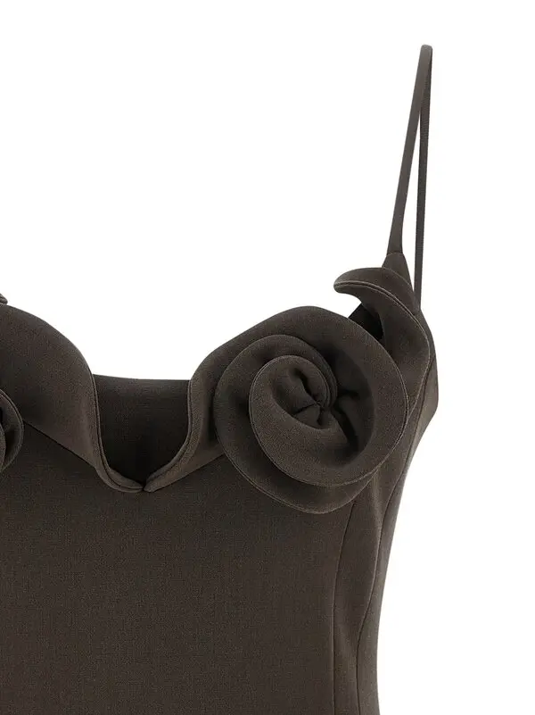 Magda Butrym Mini Dress With Sculptural Detail