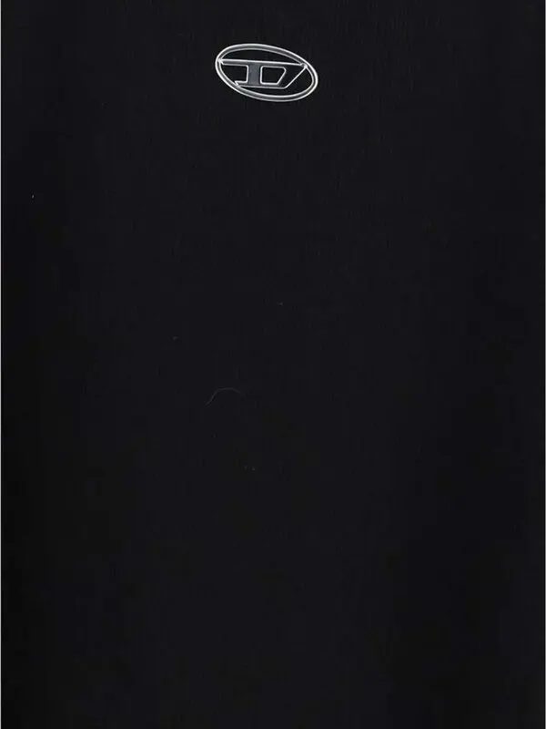 DIESEL® Sleeveless Crew Neck Tank Top With Oval D Logo