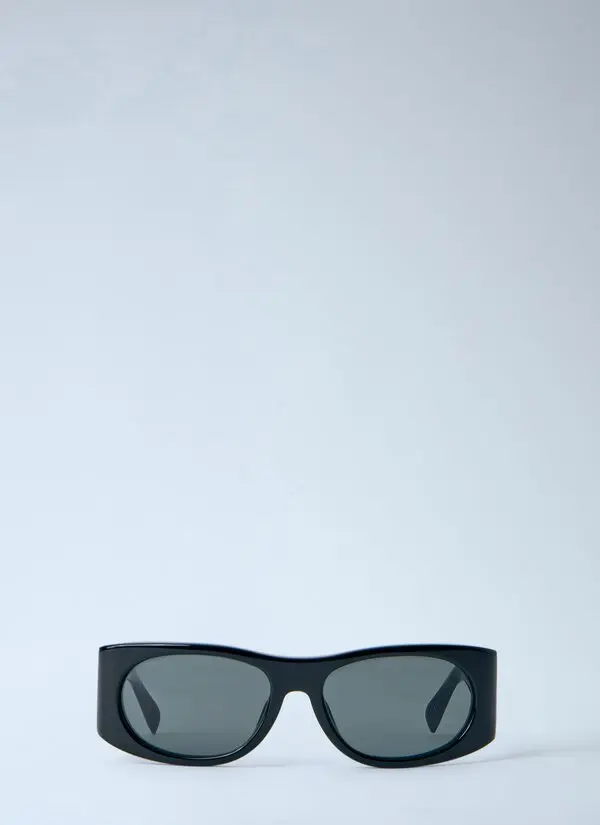 Jacquemus Rectangular Frame Sunglasses With Logo Engraving