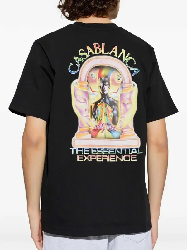 Casablanca Crew-neck T-shirt With Print