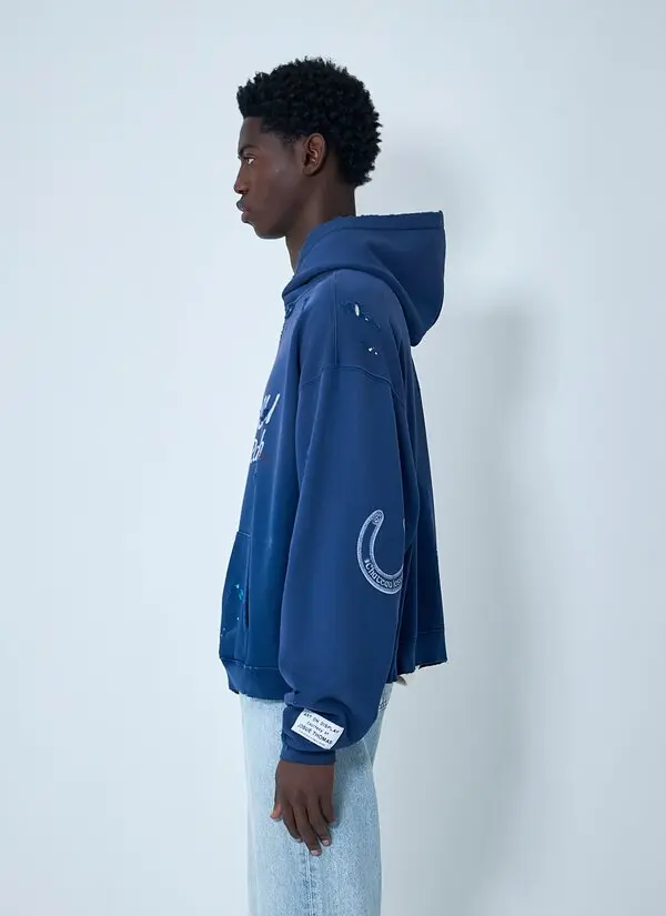 GALLERY DEPT. Distressed Chateau Ranch Hooded Sweatshirt
