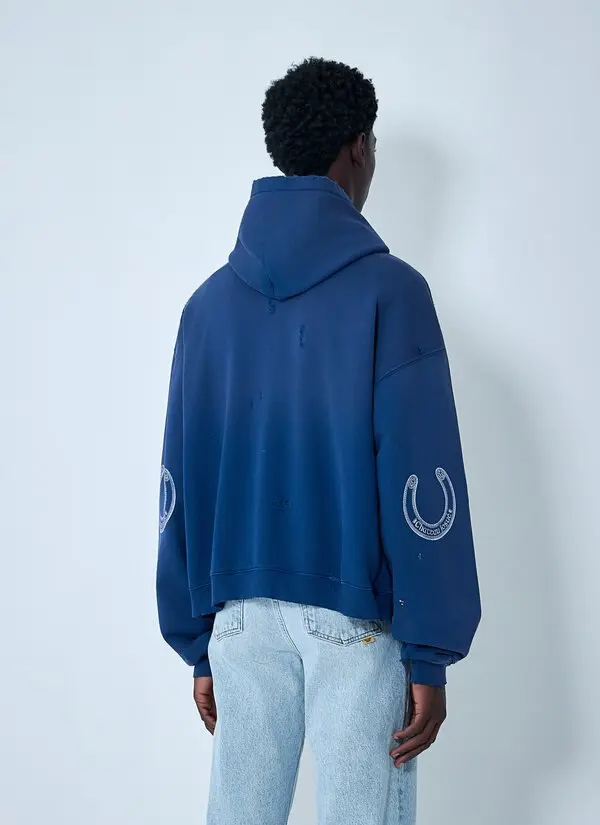 GALLERY DEPT. Distressed Chateau Ranch Hooded Sweatshirt