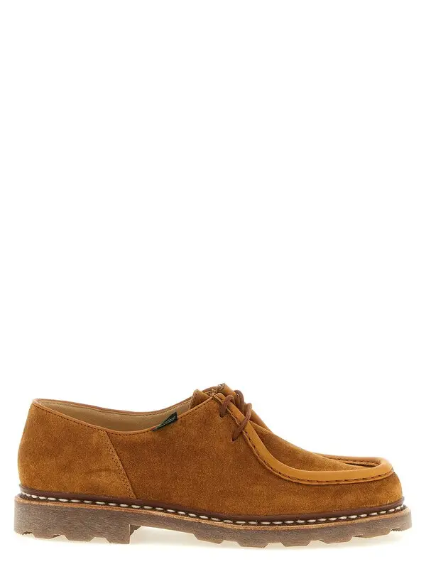 Paraboot Michael Suede Derby Shoes - Brown