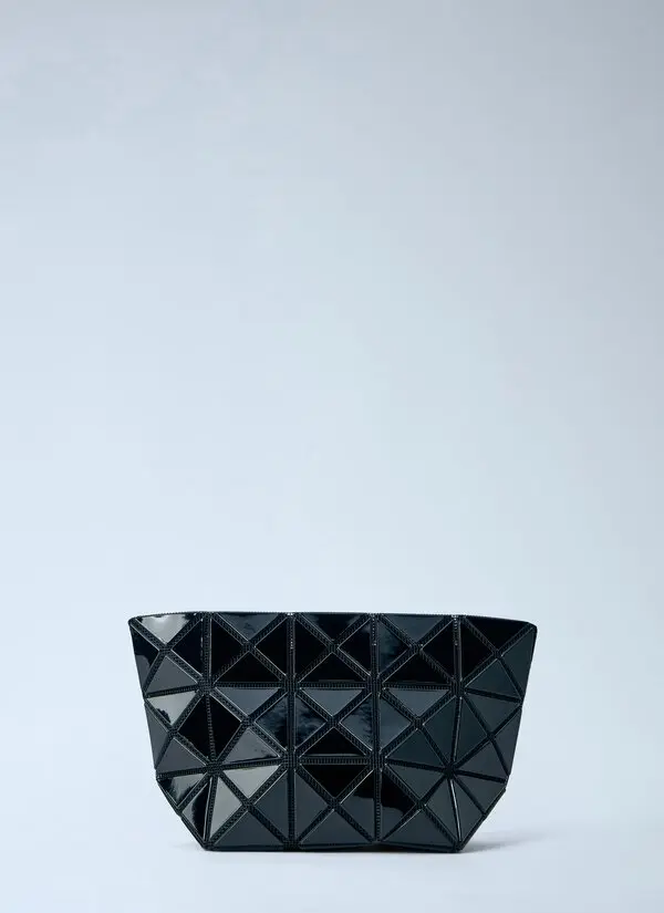 Issey Miyake Geometric Panelled Clutch - Black