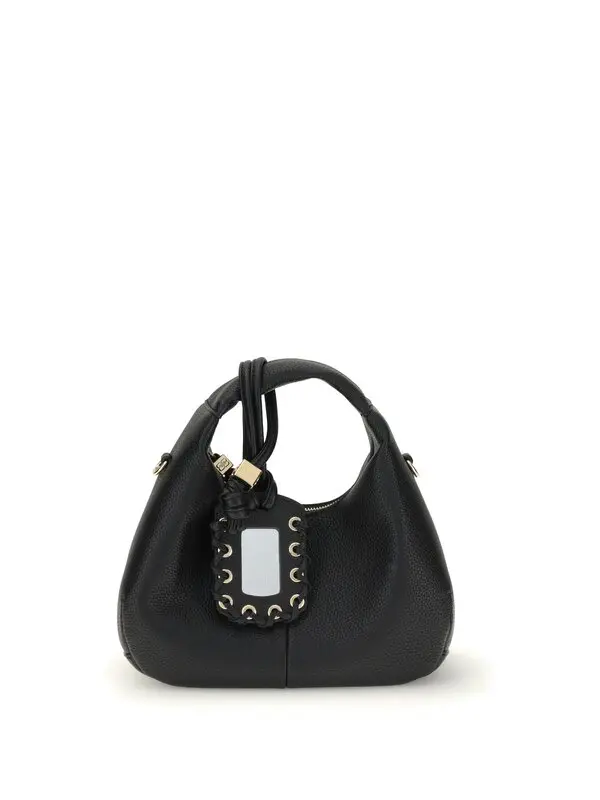 GANNI Hobo Mini Handbag - Black