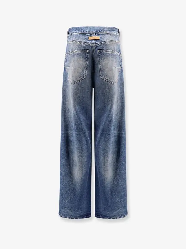 Dior Flared Jeans With Distressed Effect