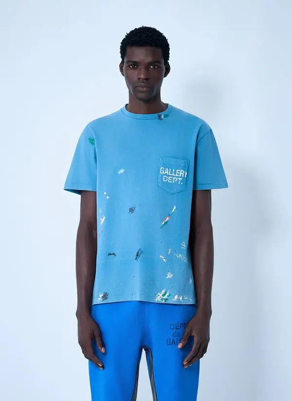 GALLERY DEPT. Logo Motif T-shirt - Blue