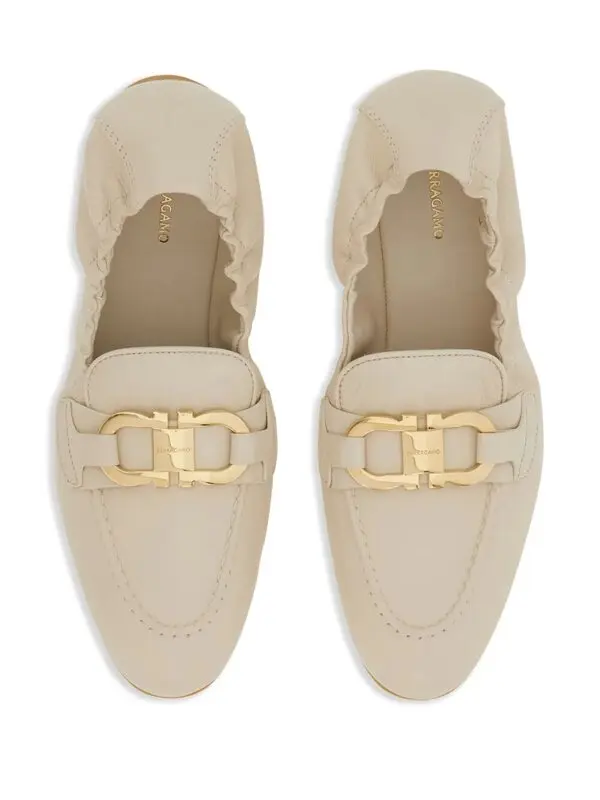 FERRAGAMO Jodie Unstructured Loafers - Multicolor