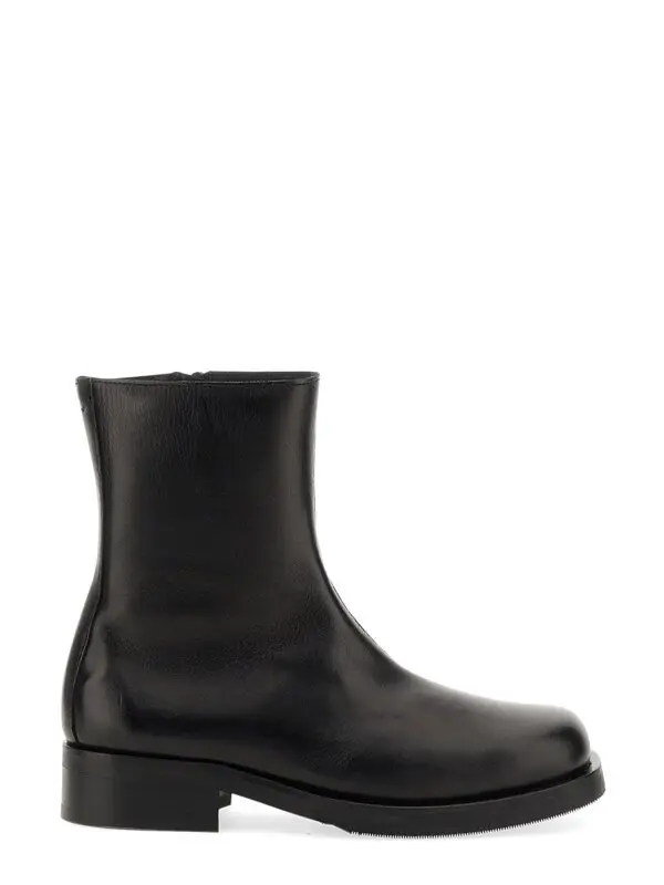 Our Legacy Leather Zip-up Ankle Boots - Black