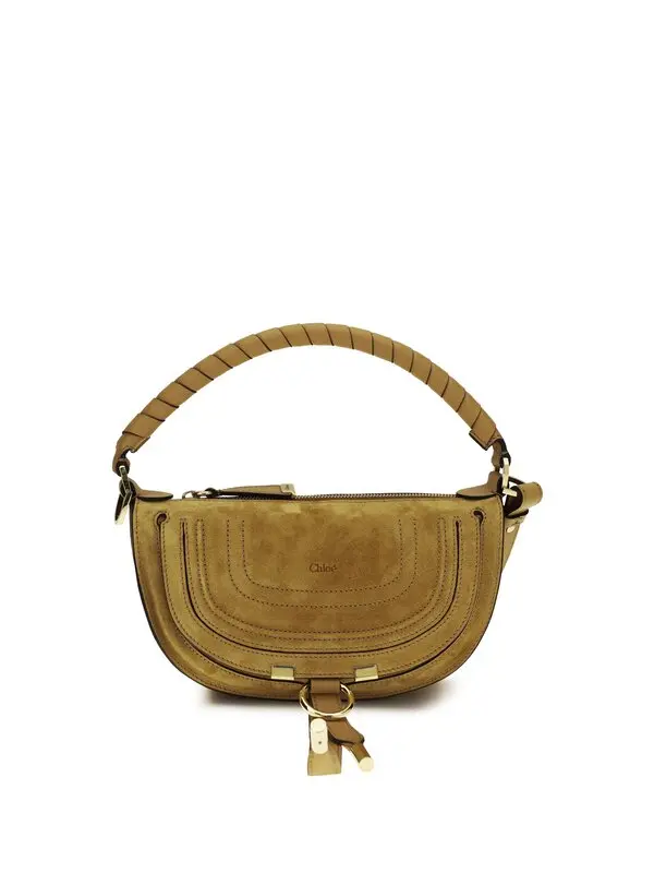 Chloé Marcie Suede Mini Shoulder Bag - Brown