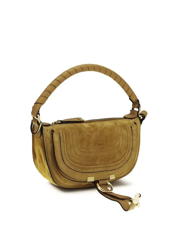 Chloé Marcie Suede Mini Shoulder Bag - Brown