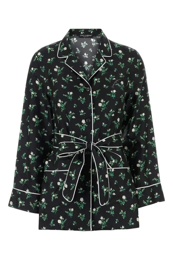 Dolce & Gabbana Printed Silk Shirt - Multicolor