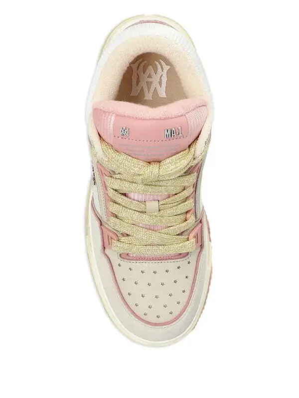 Amiri Glitter Lace-up Sneakers