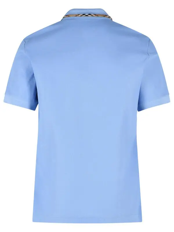 Burberry Eddie' Polo Shirt In Light Cotton