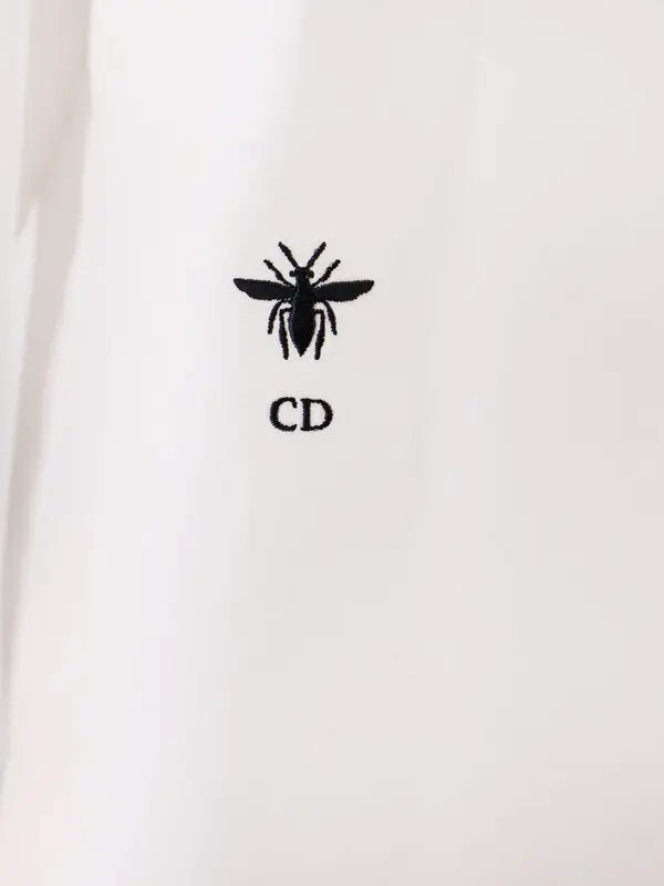 Dior Cotton Shirt With Embroidery - Multicolor