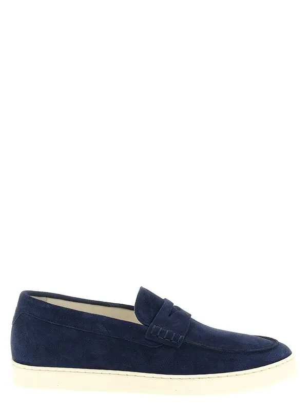 Brunello Cucinelli Suede Loafer Sneakers - Blue