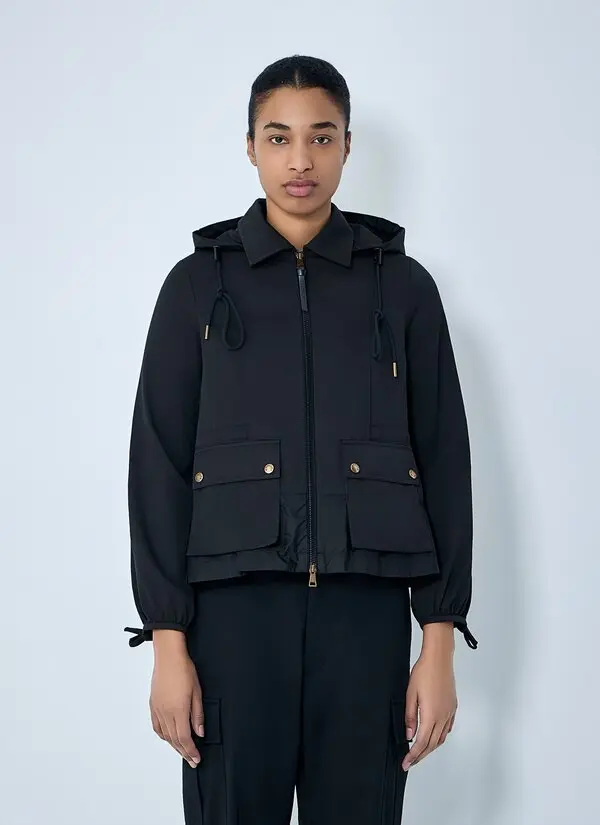 Moncler Adenium Hooded Utility Jacket - Black