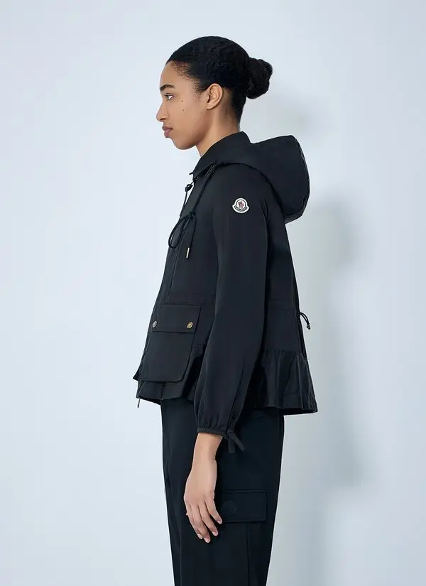 Moncler Adenium Hooded Utility Jacket - Black
