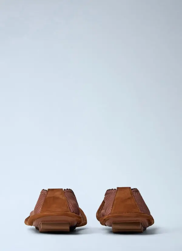 KIKO KOSTADINOV Ramberg Slip-on Ballerinas With Textured Sole - Brown