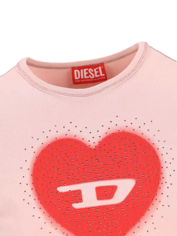 DIESEL® Logo Heart T-shirt - Multicolor