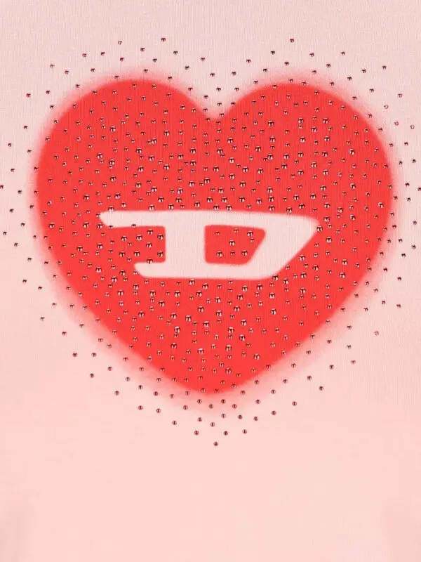 DIESEL® Logo Heart T-shirt - Multicolor