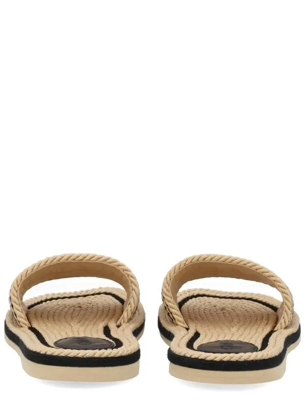 Chloé Woven Slides - Black