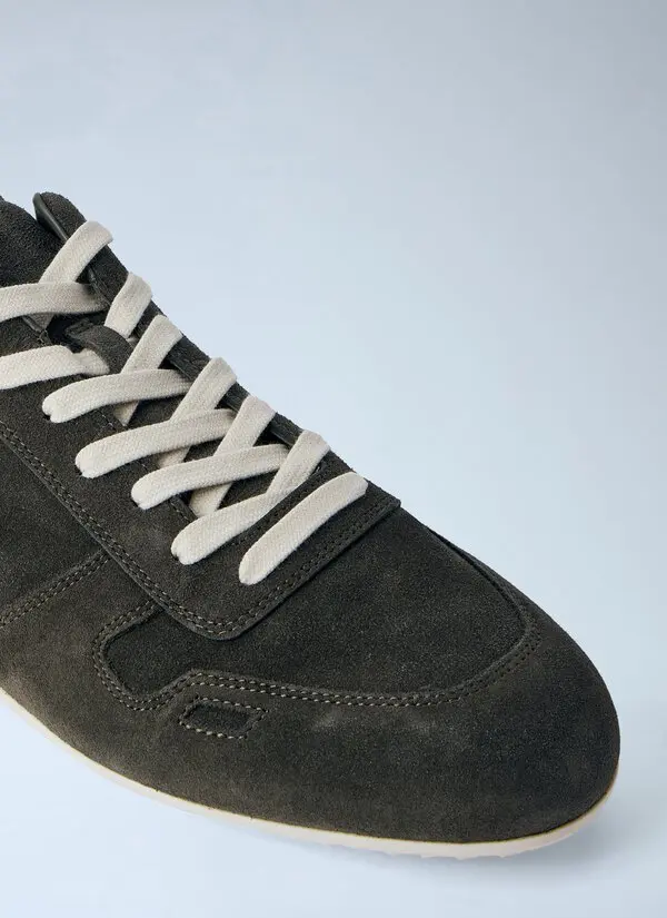 Rick Owens Suede Lace-up Sneakers