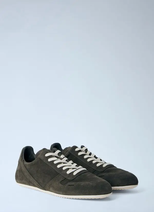 Rick Owens Suede Lace-up Sneakers - Multicolor