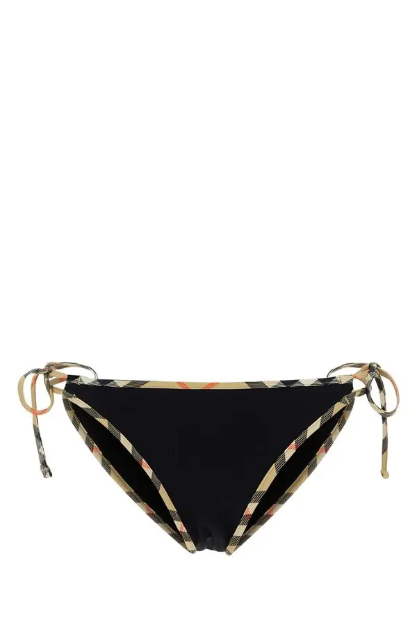 Burberry Stretch Nylon Bikini Bottom - Black