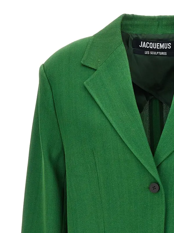 Jacquemus Single-breasted Blazer - Green