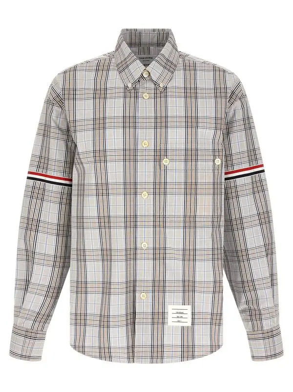 Thom Browne Oversized Rwb' Shirt - Multicolor