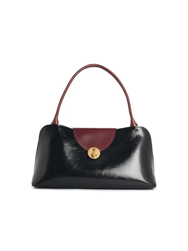 Versace East/west 'vivian' Leather Shoulder Bag