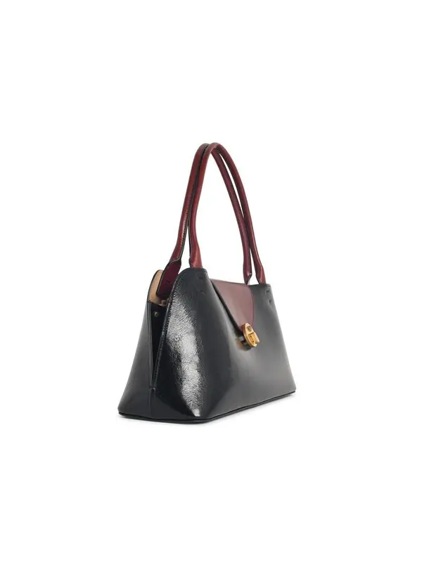 Versace East/west 'vivian' Leather Shoulder Bag