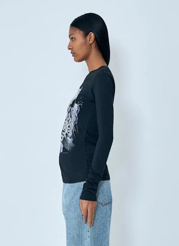 Our Legacy Strain Slim T-shirt With Graphic Print