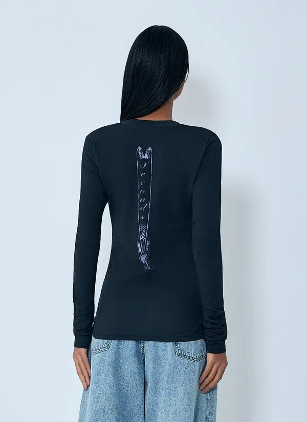 Our Legacy Strain Slim T-shirt With Graphic Print
