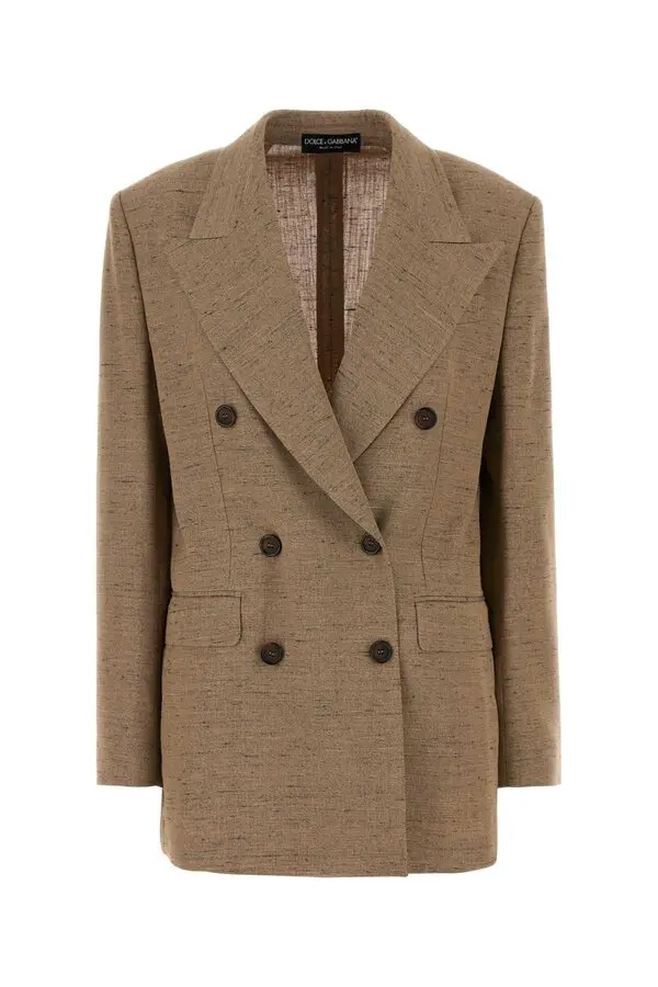 Dolce & Gabbana Biscuit Tweed Blazer