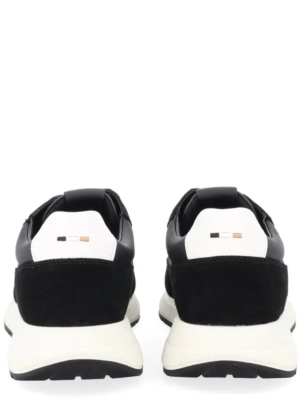 BOSS Vinston Leather Sneakers - Black