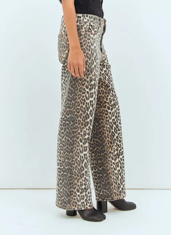 GANNI Leopard Print Izey Pants