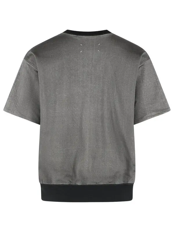 MAISON MARGIELA Viscose And Grey Cotton T-shirt