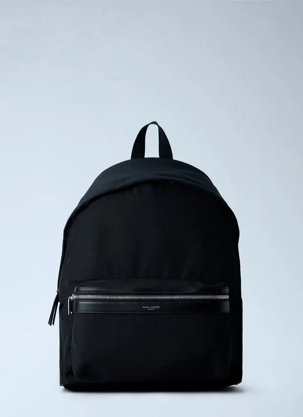 Saint Laurent City Backpack - Black