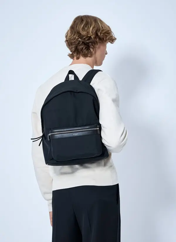 Saint Laurent City Backpack - Black