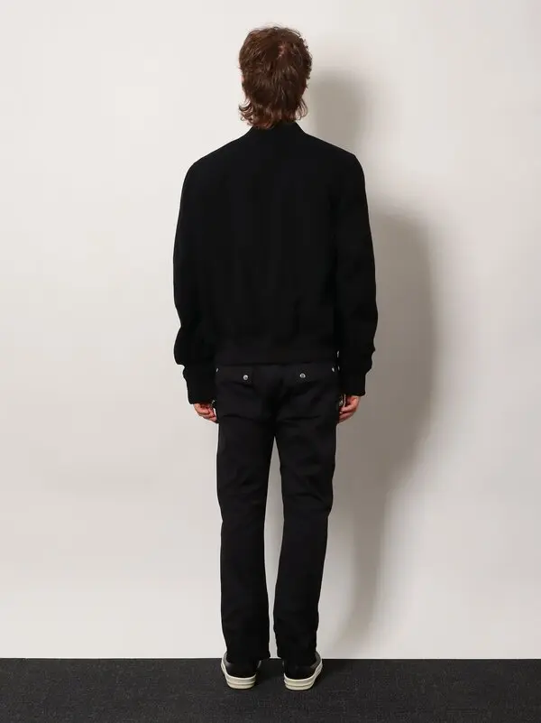Rick Owens Bauhaus Flight Bomber In Virgin Wool - Multicolor