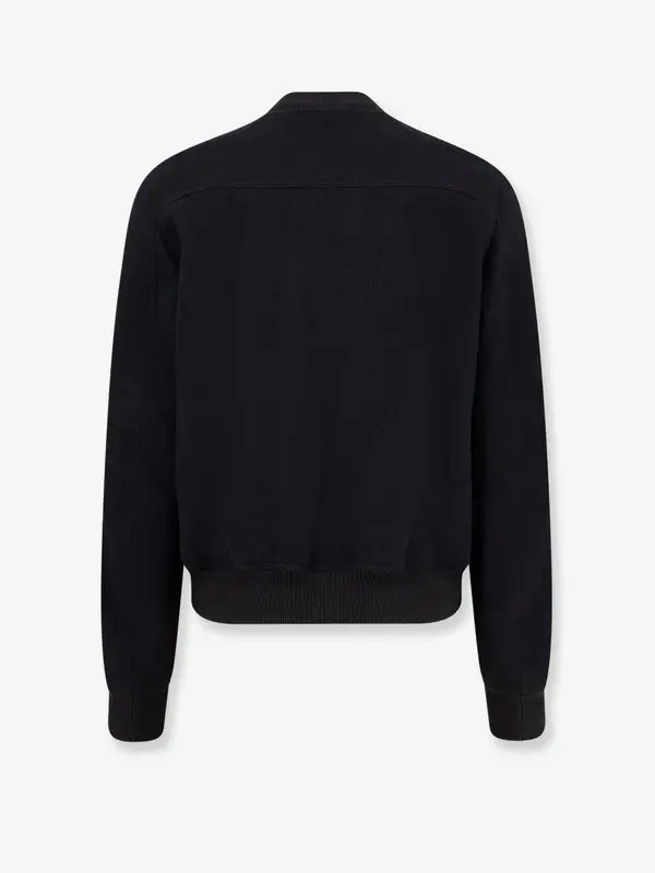 Rick Owens Bauhaus Flight Bomber In Virgin Wool - Multicolor