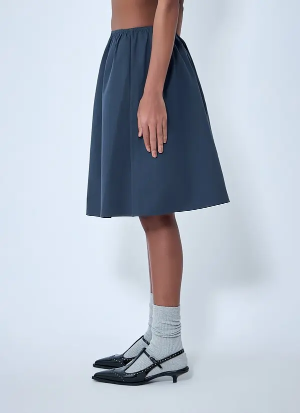 Miu Miu Elasticated Waist A-line Skirt