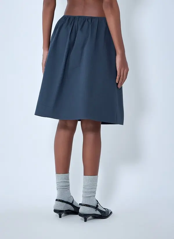 Miu Miu Elasticated Waist A-line Skirt