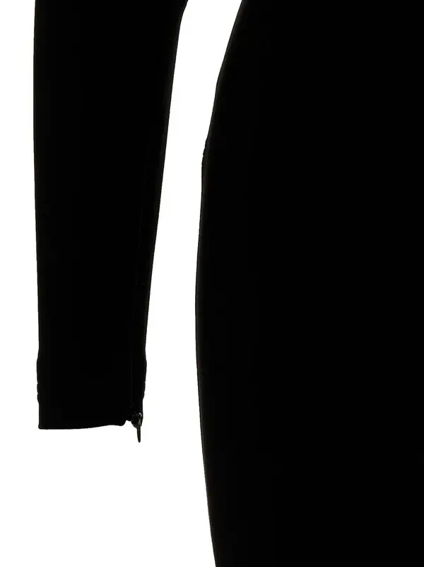 Balenciaga Ruched Twill Mini Dress