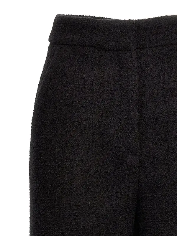 Moschino Cropped Bouclè Wool Blend Pants