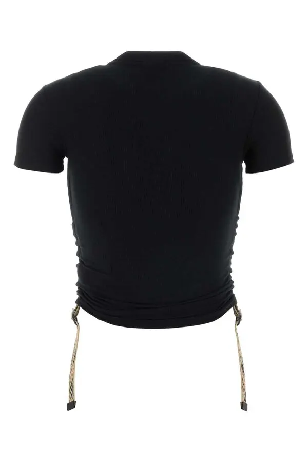 Burberry Stretch Cashmere Blend T-shirt - Black