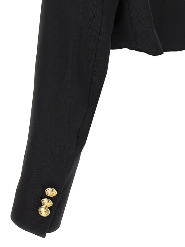 Palm Angels Double-breasted Cropped Blazer
