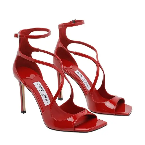 JIMMY CHOO Azia Patent Leather Stiletto Heel Pumps